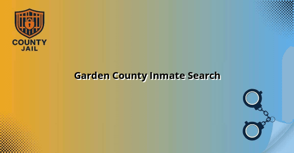 Garden County Inmate Search
