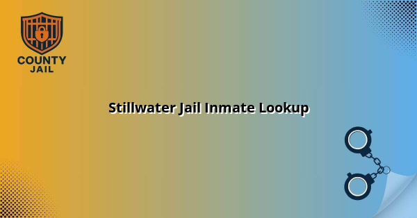 Stillwater Jail Inmate Lookup