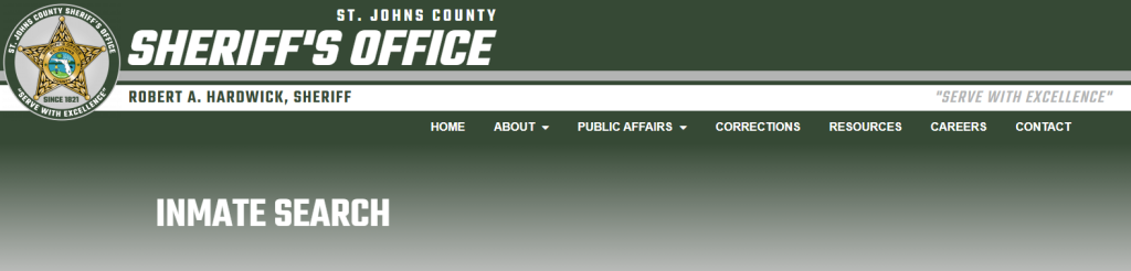 St Johns Jail Inmate Lookup